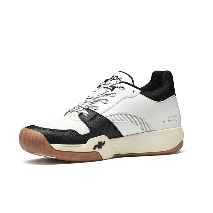 DAPS DESI Mid – Black/White Men’s Pickleball Shoes for Grip and Stability